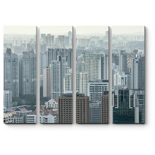 Модульная картина Загадочный Сингапур100x75