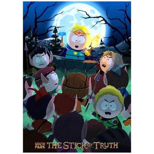 Плакат, постер на бумаге South Park-The Stick of Truth/Южный Парк-Ветка Правды/. Размер 30 на 42 см
