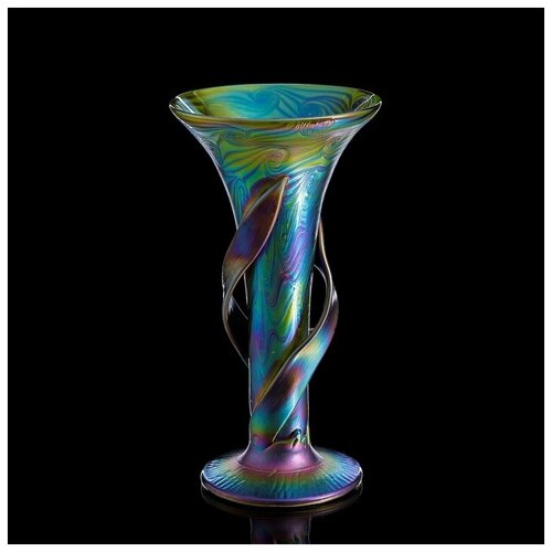 Evans Atelier Ваза интерьерная "Open Iris Glass", 35 см