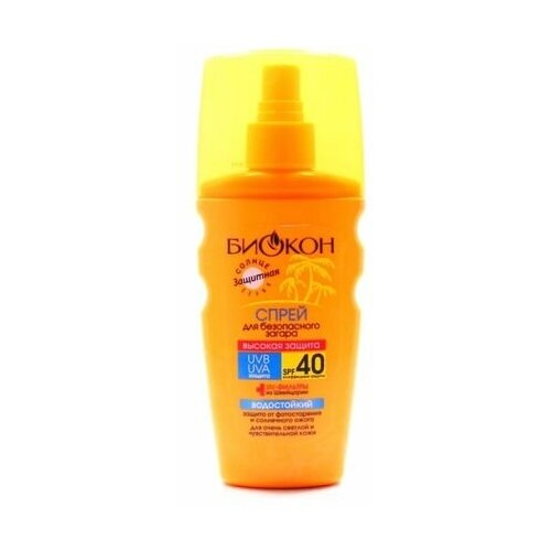 Биокон Спрей для безопасного загара Биокон SPF 40, 150 мл