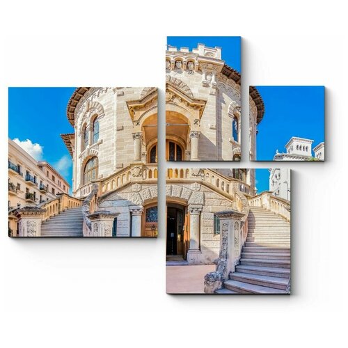 Модульная картина Национальный суд страны Монако142x118
