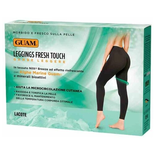GUAM Леггинсы Leggings Фрэш Тач Терморегулирующие XS-S: 40-42 Цвет: Черный, 1 шт