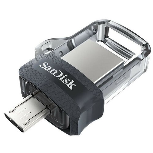 Флеш-память SanDisk Ultra Dual Drive, 16Gb, USB 3.0, micUSB, SDDD3-016G-G46