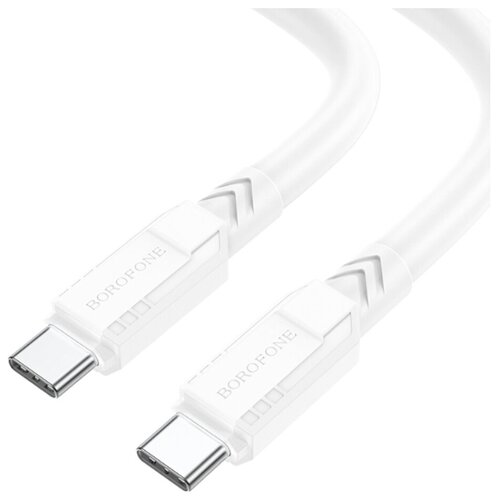 Кабель USB-C/USB-C BOROFONE BX81 1.0м, 60W, White