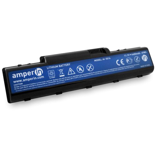 Аккумуляторная батарея (аккумулятор) AI-5516 для ноутбука Acer Aspire 4732, 5332, 5334 11.1V 4400mAh (49Wh) Amperin