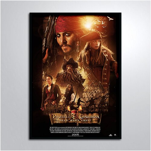 Постер в раме/ Пираты Карибского моря Сундук мертвеца Арт