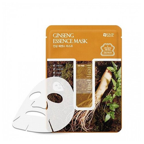 SNP Маска с экстрактом корня женьшеня, 25 мл SNP Ginseng Essence Mask