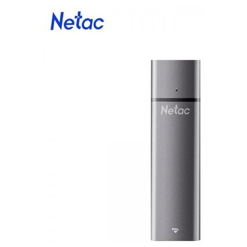 Внешний корпус NETAC WH21 NT07WH21-30C0 для SSD M.2 SATA (Max 2Tb) USB Type-C алюминий-пластик