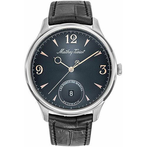Наручные часы Mathey-Tissot Edmond Швейцарские механические AC1886CNA, черный