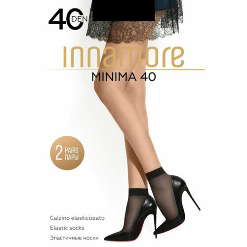 Носки Innamore, 40 den, размер One Size, черный