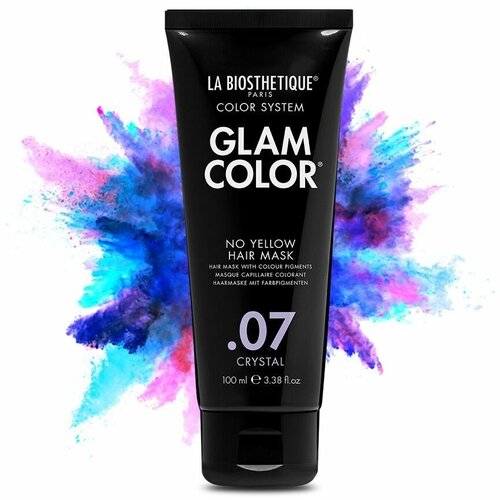 La Biosthetique Glam Color Тонирующая маска для волос No Yellow .07 Crystal, 105 г, 100 мл, туба