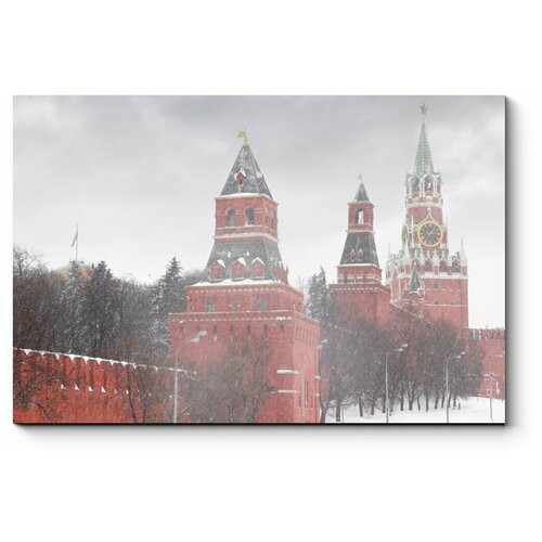 Модульная картина Зимняя Москва 80x53