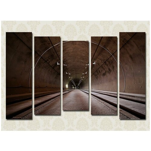 Модульная картина на Холсте - "Тоннель", размер 90х60 см