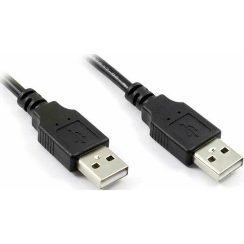 Кабель интерфейсный USB 2.0 AM-AM 1.8м Greenconnect экранированный черный GCR-UM2M-BD2S-1.8m