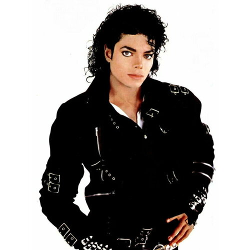 Плакат, постер на холсте Michael Jackson/Майкл Джексон/музыкальные/поп исполнитель/артист/поп-звезда/группа. Размер 30 на 42 см