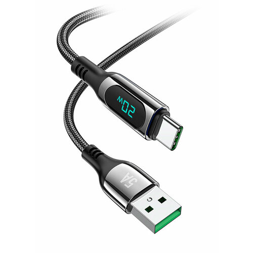 Кабель для быстрой зарядки Hoco S51 5A Extreme Fast charging data cable for Type-C black