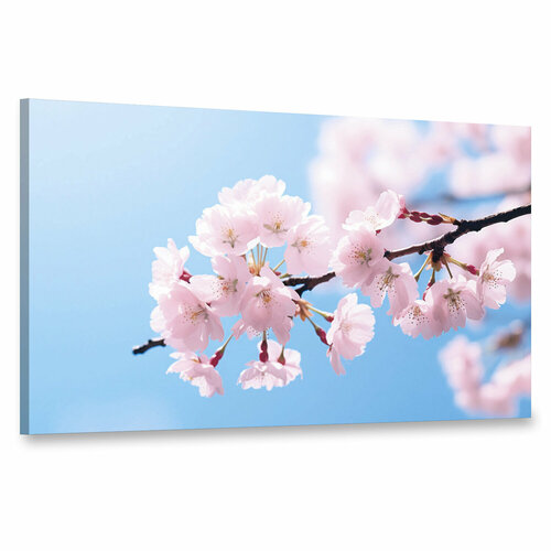 Интерьерная картина 100х60 "Цветущий март"