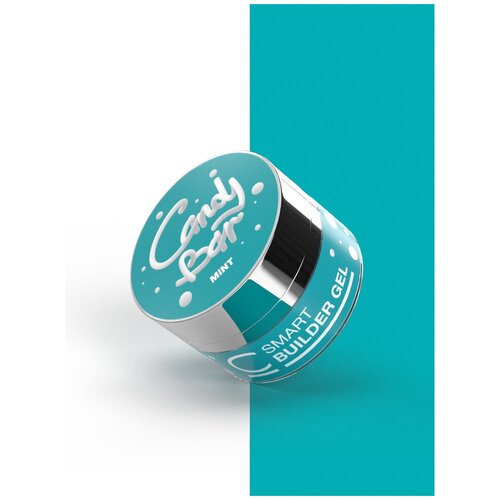 Cosmolac, Cosmogel Гель для наращивания/Gel Builder CANDY BAR SMART Mint 15 мл