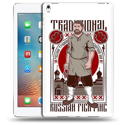 Чехол задняя-панель-накладка-бампер MyPads Традициональный мужчина для iPad Pro 12.9 2015 (A1584/A1652)/iPad Pro 12.9 2017 (A1671/A1670) противоударный