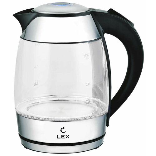 Чайник электрический LEX LX 3006-1, черный