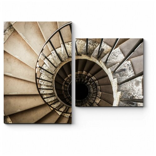 Модульная картина Винтовая лестница 110x83