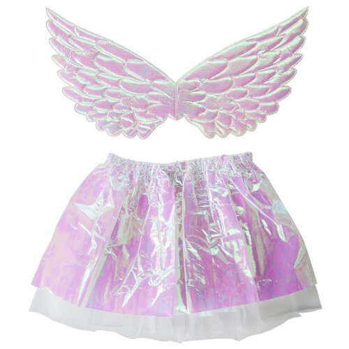 Карнавальный костюм Riota Единорог, крылья+юбочка, розовый, 1 шт