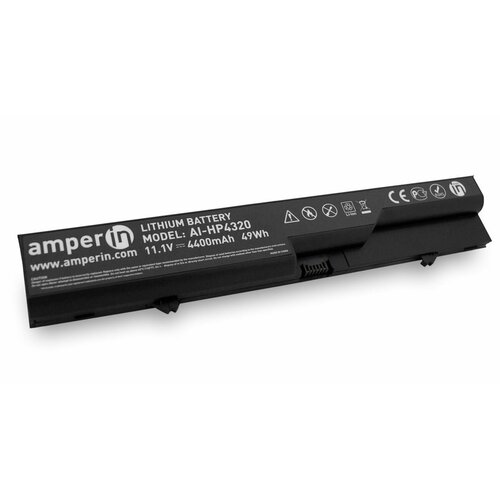 Аккумуляторная батарея Amperin для ноутбука HP HSTNN-IB1A 11.1V (4400mAh)