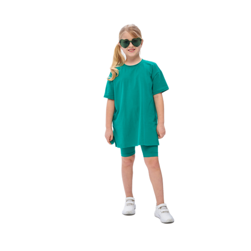 Комплект одежды Веселый Малыш, размер 140, зеленый