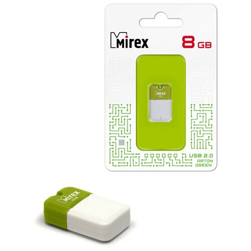 Флешка Mirex Arton, 8GB Green