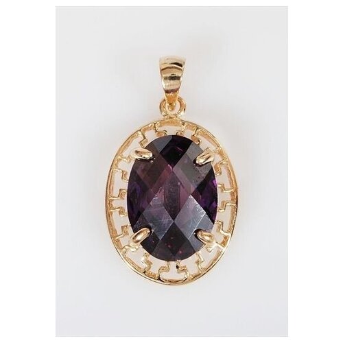 Подвеска Lotus Jewelry, аметист, фиолетовый