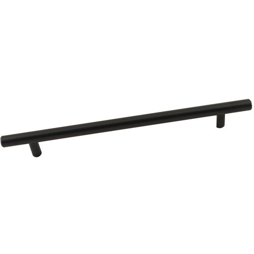 Ручка-рейлинг мебельная `SANBERG` мет 160, D12 мм (черный)