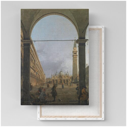 Картина на холсте с подрамником / Canaletto / Каналетто - Венеция, Сан Марко