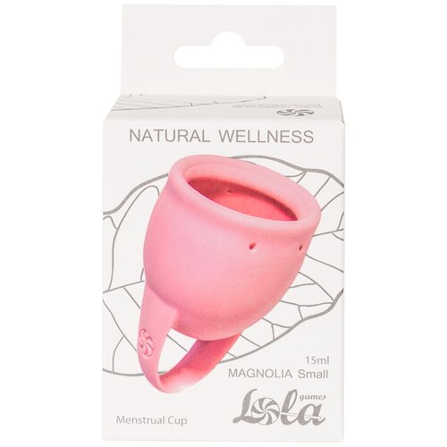 Lola games  Менструальная чаша Natural wellness, 1 шт., розовый