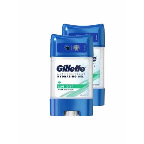 Комплект 2 шт. GILLETTE Гелевый дезодорант Aloe Scent, 2 шт. по 70 мл.