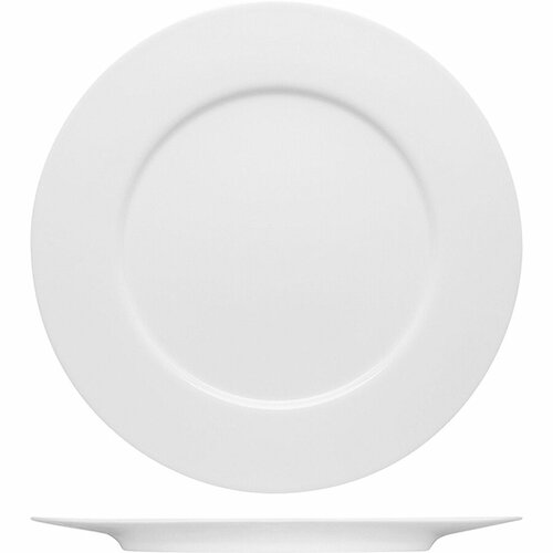 Набор из 2 мелких тарелок "Purity" круглая, 32х32х2 см, белый, фарфор, Bauscher, 69 0032