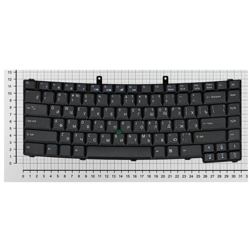 Клавиатура для ноутбука Acer TravelMate 6490 6492 6410 черная с трекпойнтом