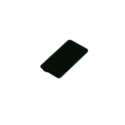 Флешка для нанесения логотипа виде пластиковой карточки (64 Гб / GB USB 2.0 Черный/Black MINI_CARD1 под полноцветную печать фотографии)