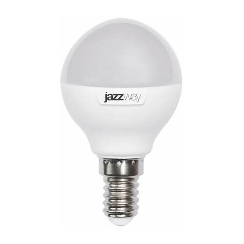 Лампа светодиодная PLED-SP-G45 7Вт шар 5000К холод. бел. E14 540лм 230В JazzWay 1027870-2 (40шт.)