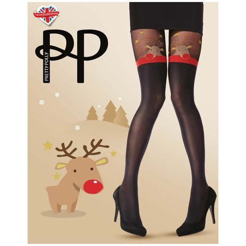 Колготки  Pretty Polly, 60 den, размер S-L, черный