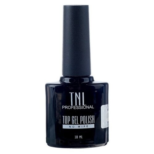 TNL Professional верхнее покрытие Top Gel Polish без липкого слоя, прозрачный, 10 мл, 37 г