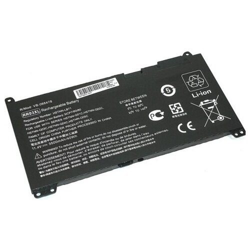 Аккумулятор для ноутбука Amperin для HP G4 440 (RR03XL) 11.4V 3500mAh OEM