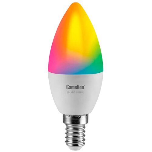 Умная светодиодная лампочка Camelion Smart Home E14, C35, 7 Вт, 6500 К