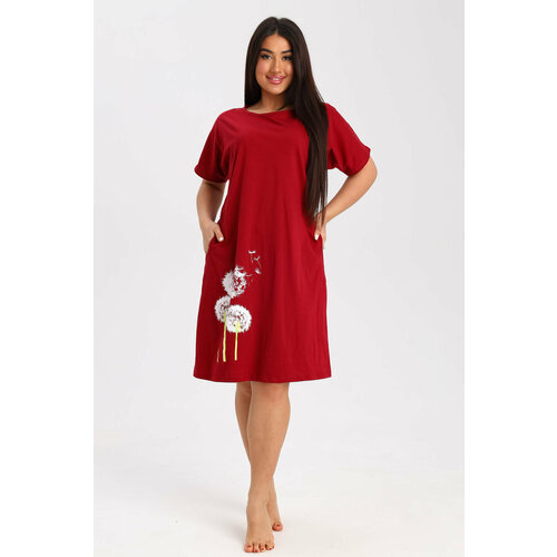 Платье  Dianida, размер 64, бордовый
