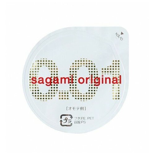 Sagami Супертонкий презерватив Sagami Original 0.01 - 1 шт.