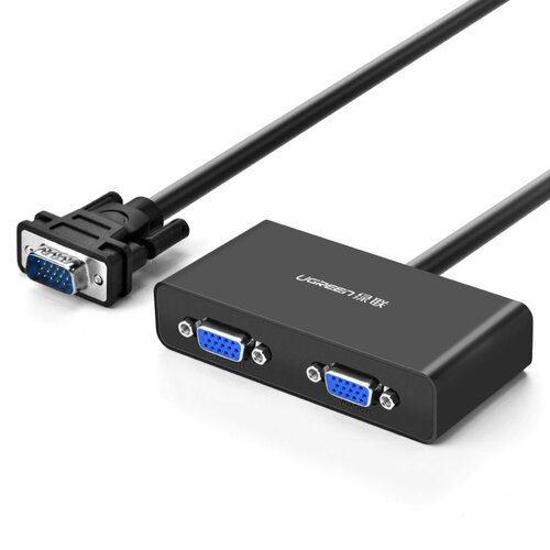 Сплиттер UGREEN (20918) 1*2 VGA splitter чёрный