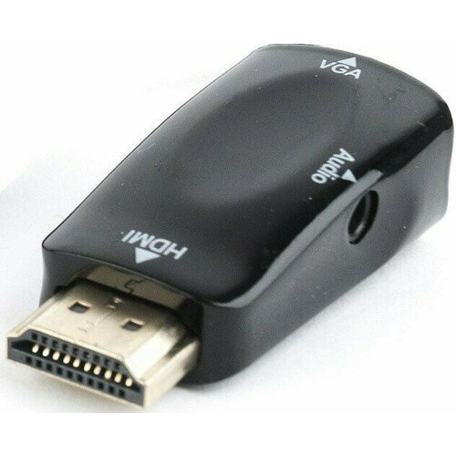 Переходник HDMI (M) - VGA (F) + audio, Filum (FL-A-HM-VGAF-mjack-1)