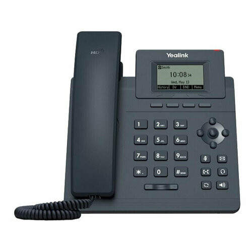 IP-телефон Yealink SIP-T30P, 1 аккаунт, PoE, без БП, 1371750