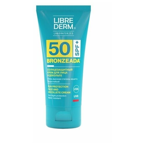 Librederm крем Bronzeada для лица и декольте, SPF 50, 50 мл, 1 шт