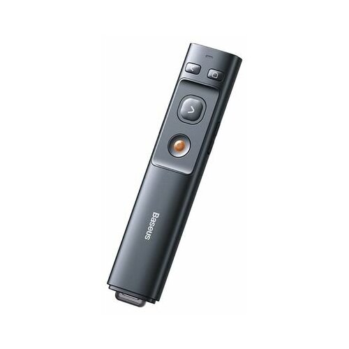 Лазерная указка презентер Baseus Orange Dot Wireless Presenter (ACFYB-0G), цвет лазера-красный, дальность до 100 метров.