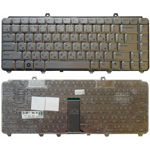 Клавиатура для Dell XPS M1420 русская, серебристая
